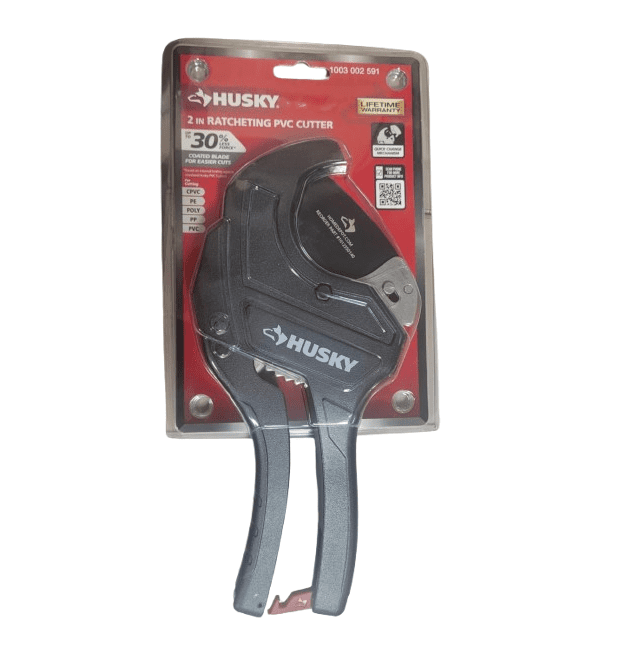 Husky 2 in. Ratcheting PVC Cutter 16PL0805