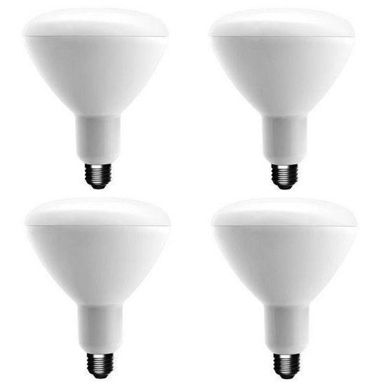 4-PACK Ecosmart 75w Replacement LED Daylight BR40 Dimmable - Garland ...