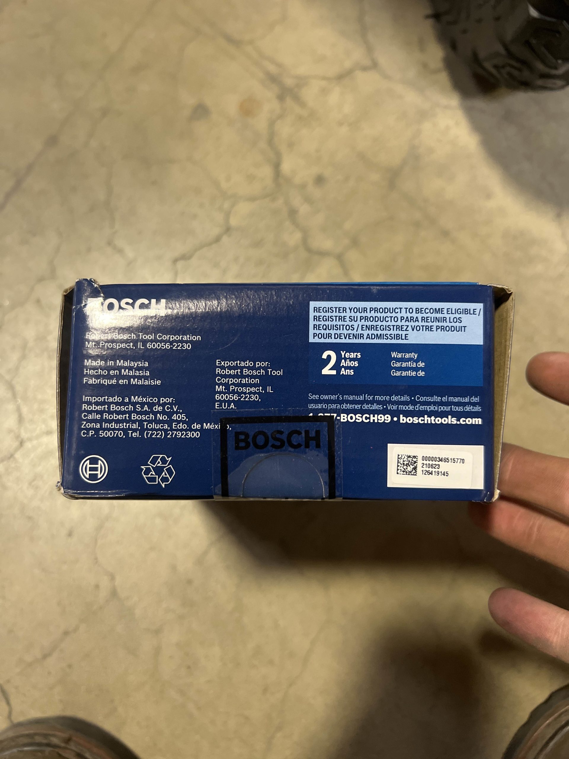 Bosch BLAZE 165 ft. Laser Distance Tape Measuring Tool with Area and ...