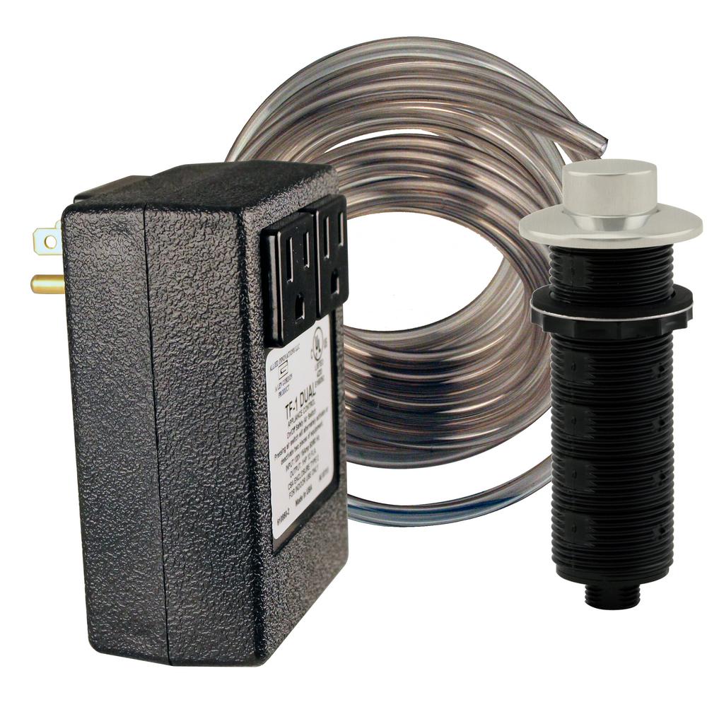 Westbrass Food Waste Disposal Raised Button Dual Outlet Air Switch ...