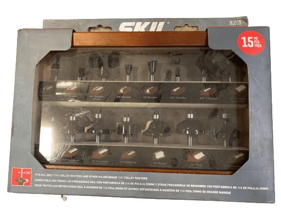 Skil 15 PC Router Bit Set 91015 - Garland Home Center