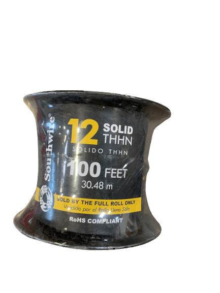 14 Gauge Electrical Wire SOUTHWIRE 14/1 THHN Solid Wire - 500 Ft White ...