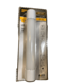 Commercial Electric/Defiant 8.5 in. LED Portable Task Light, Silver ...