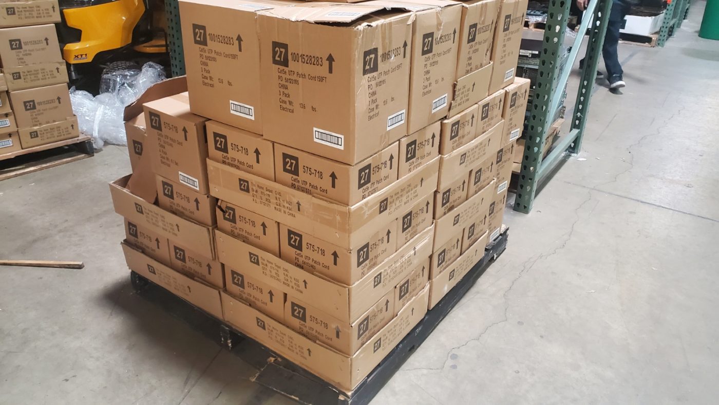 4x Pallets Commercial Electric Cables Product – Manifest Included ...