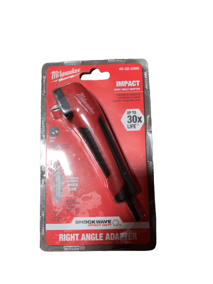 Milwaukee SHOCKWAVE Impact Duty Right Angle Drill Adapter 48-32-2390 ...