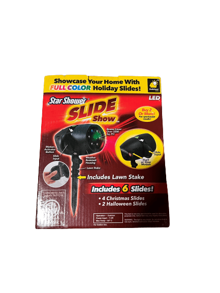 Star Shower Slide Show LED Projector 11671-6 - Garland Home Center