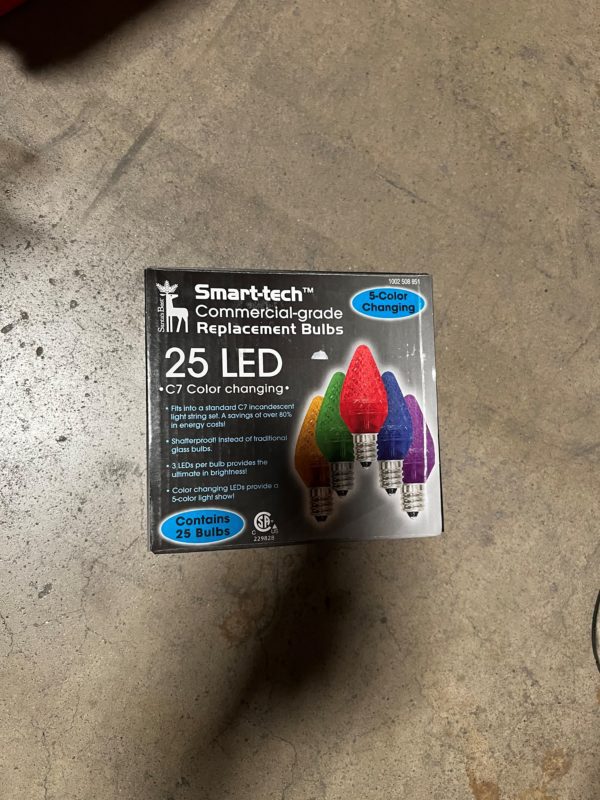 C7 Color-Changing LED Light Bulb (Pack of 25) 885765C3HO - Garland Home ...