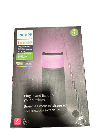 Philips Hue Calla White and Color Ambiance Outdoor Pathway Light Base ...