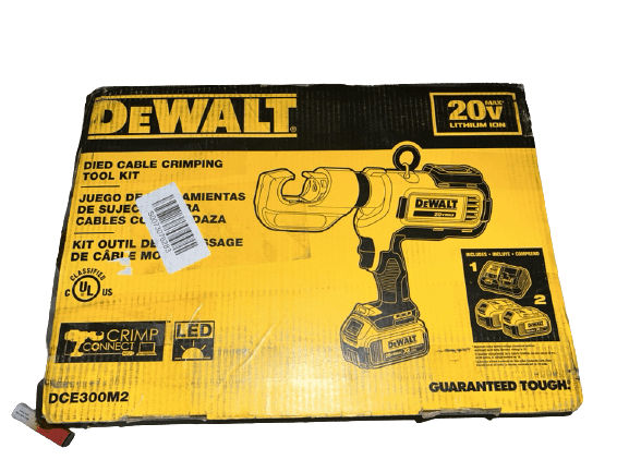 DeWalt 20V MAX 12 Ton Die Cable Crimping Tool Kit DCE300M2 – Garland ...