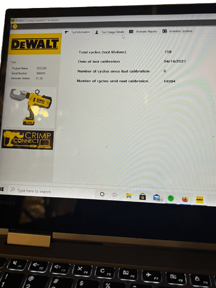 DeWalt 20V MAX 12 Ton Die Cable Crimping Tool Kit DCE300M2 – Garland ...