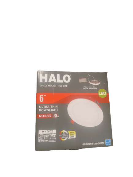 Halo 6" Color Selectable New Construction/Remodel Canless Recessed LED ...