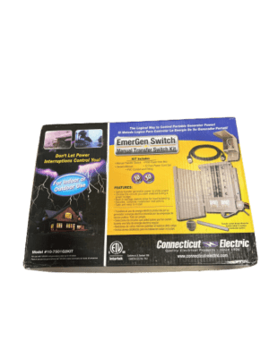 Connecticut Electric 30-Amp 8-Space 10-Circuits G2 Manual Transfer ...