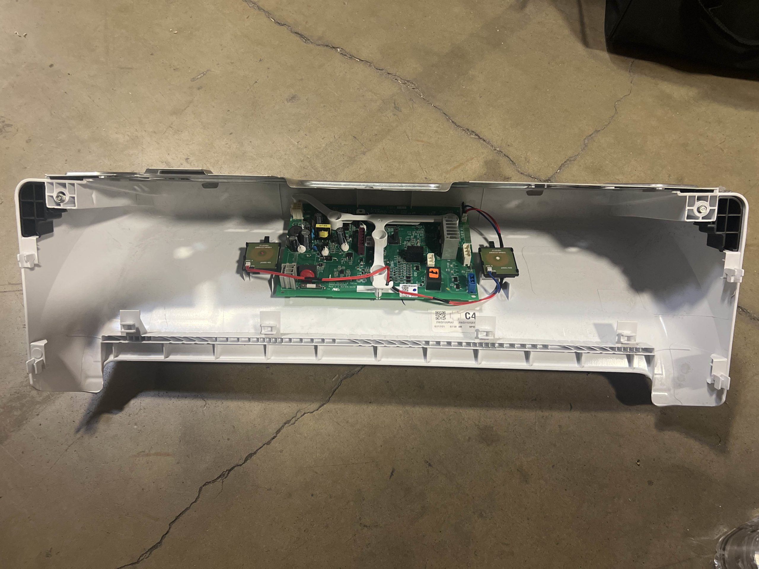 GE Washer Control Panel With Board Part # 290D2120P047 290D2102G033 ...