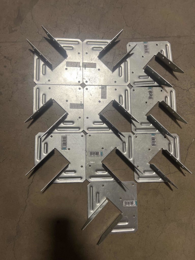 10 PACK Simpson Strong-Tie H1 18-Gauge ZMAX Galvanized Hurricane Tie ...