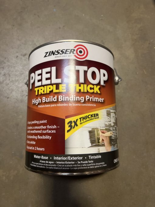 Zinsser One Gallon 3x Peel Stop Primer 260924 – Garland Home Center