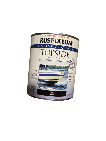 Black, Rust-Oleum Marine Coatings Topside Gloss Paint, Quart 207006 ...