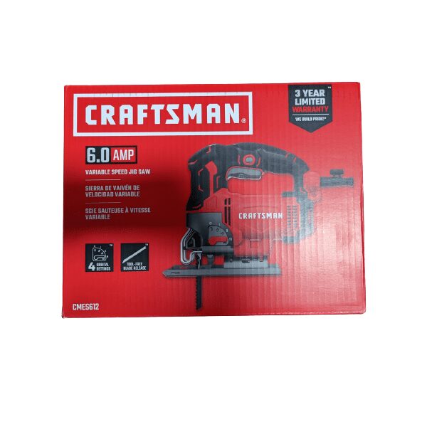 Craftsman 6 Amp Corded Variable Speed Keyless Jig Saw CMES612 - Garland ...
