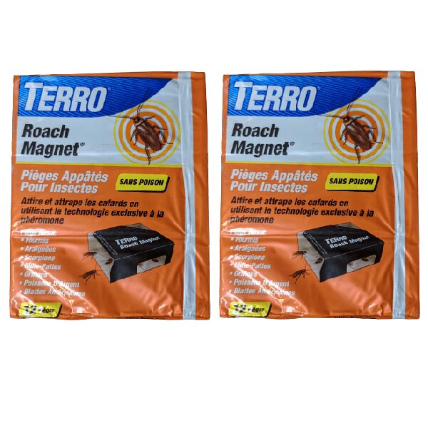 2-PACK TERRO Roach Magnet Baited Insect Traps (24-Traps) - Garland Home ...