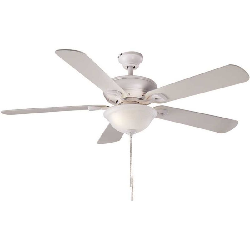 Hampton Bay 52 in. Rothley LED Ceiling Fan with Light Kit in Matte ...