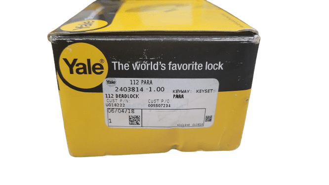 Yale Jimmy Proof Single Cylinder Deadlock US112 112 Deadbolt Yale ...