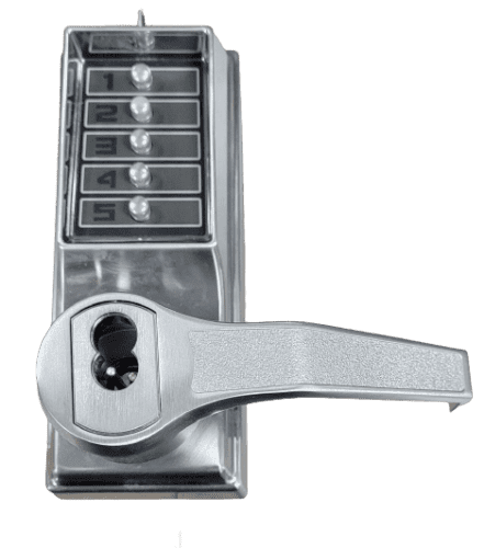 Kaba Simplex Mechanical Pushbutton Combination Exit Trim Lock Lever ...