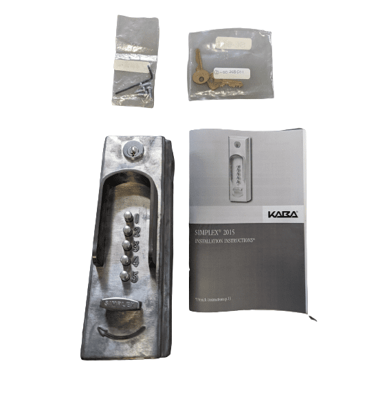 KABA Simplex Push Button Exit Trim w/ Key Override 201526D41 – Garland ...