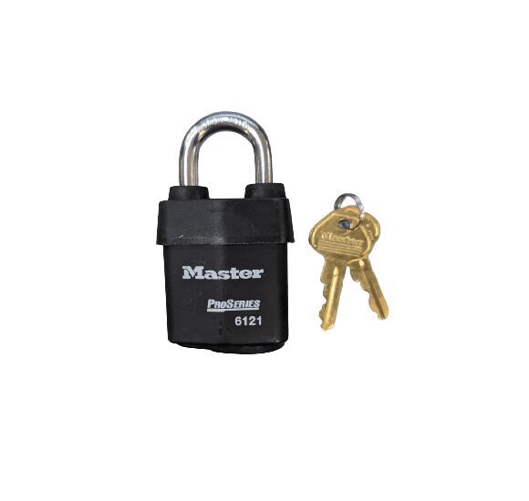 Master Lock Pro Series 2-1/8 in. Padlock with 1-1/8 in. Shackle Black ...