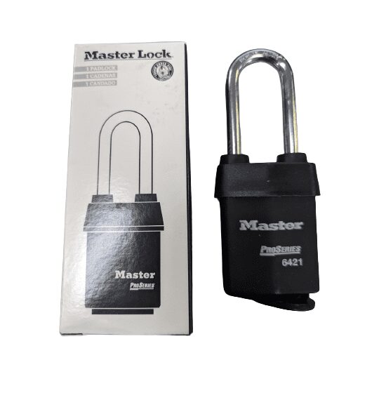 Master Lock CORELESS Padlock 7/8 in Rectangle Black 6421LJWO - Garland ...