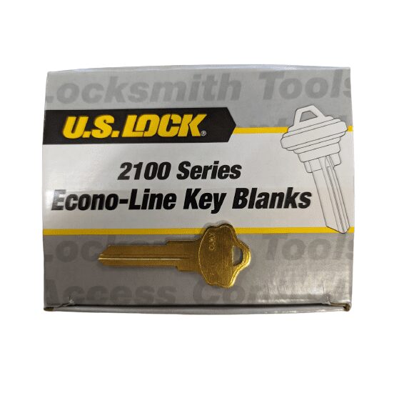 250-PACK US Lock 2100 Series for TITAN/KwikSet Blank Keys US21KW10250PK ...
