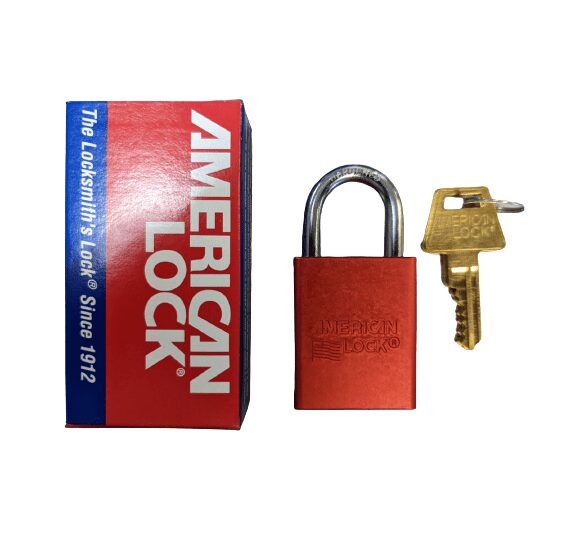 2-PACK American Lock A1105 RED 1 1/2″ Shackle Aluminum Body Padlock ...