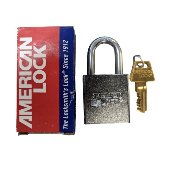 American Lock Keyed Padlock 3/4 in Rectangle Silver A5200 - Garland ...