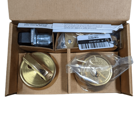 Medeco 6-Pin Single Cylinder High Security Commercial Maxum Deadbolt ...