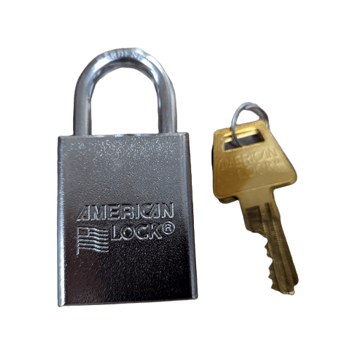 6-PACK American Lock 1-1/2 in. Padlock Solid Steel A5100KA – Garland ...