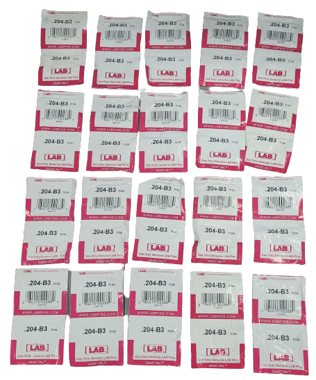 20-PACK LAB Universal Replacement Lock Pins .003 increment Bottom Size ...