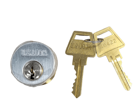 3 PACK- US Lock Thumb Turn Cylinder 1-1/8 in. Yale Cam Chrome – Garland ...