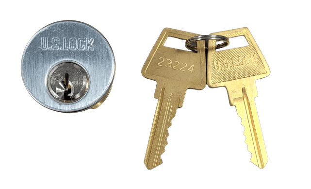 5-PACK US Lock Mortise Cylinder 1 in. Adams Rite Cam KS/TK Keyway ...