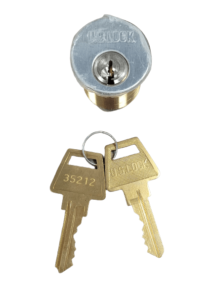 5-PACK US Lock Mortise Cylinder 1-1/8 in. Yale Cam KS Keyway ...