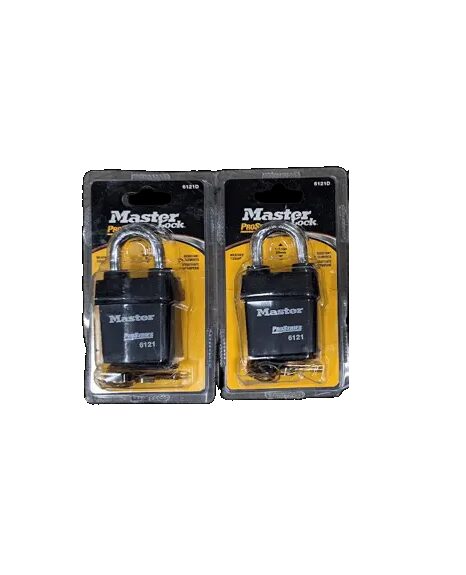 2-PACK Master Lock Pro Series Rekeyable Padlock 6121D – Garland Home Center