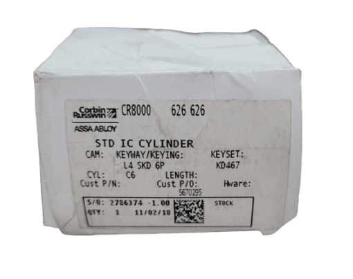 CR8000-L4-626 Corbin 8000 Series 6 Pin Interchangeable Core - Garland ...
