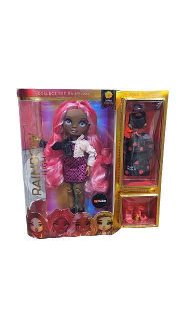 Rainbow High Daria Roselyn Rose (Pinkish Red) Fashion Doll With 2 ...