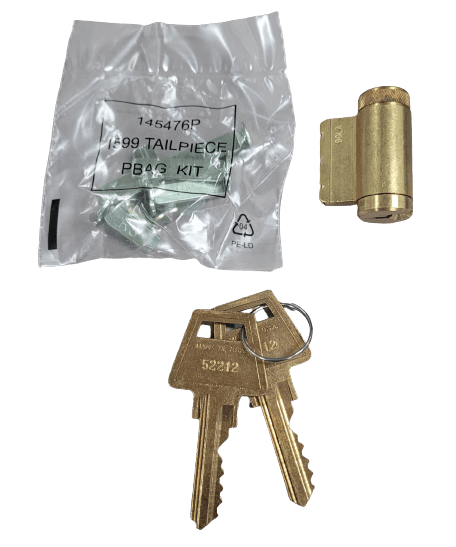 10-PACK US Lock Knob/Deadbolt Cylinder Universal AR1 Keyway Brass KA2 ...