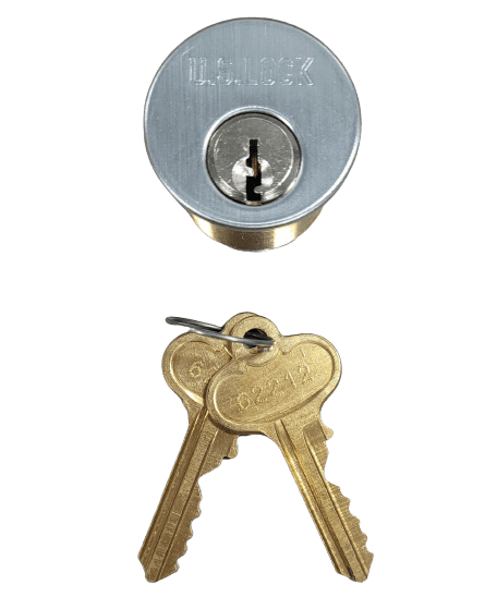 8-PACK US Lock 1 in. SE1 Keyway Chrome KA2 Mortise Cylinder - Garland ...