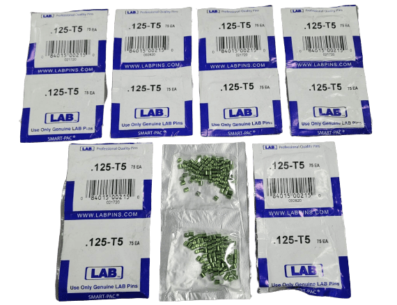 525-PACK LAB SECURITY Universal Replacement Pins .005 Increments Top ...
