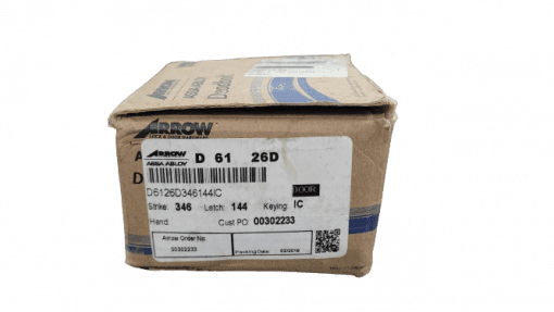 Arrow D61-26D D Series Deadbolt Single Cylinder with Thumbturn in Satin ...