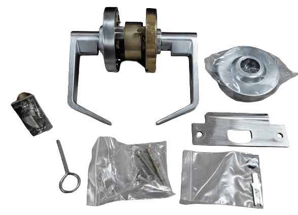 Arrow QL87-SB-26D-IC Classroom Lever Lock SFIC Less Core, Satin Chrome ...