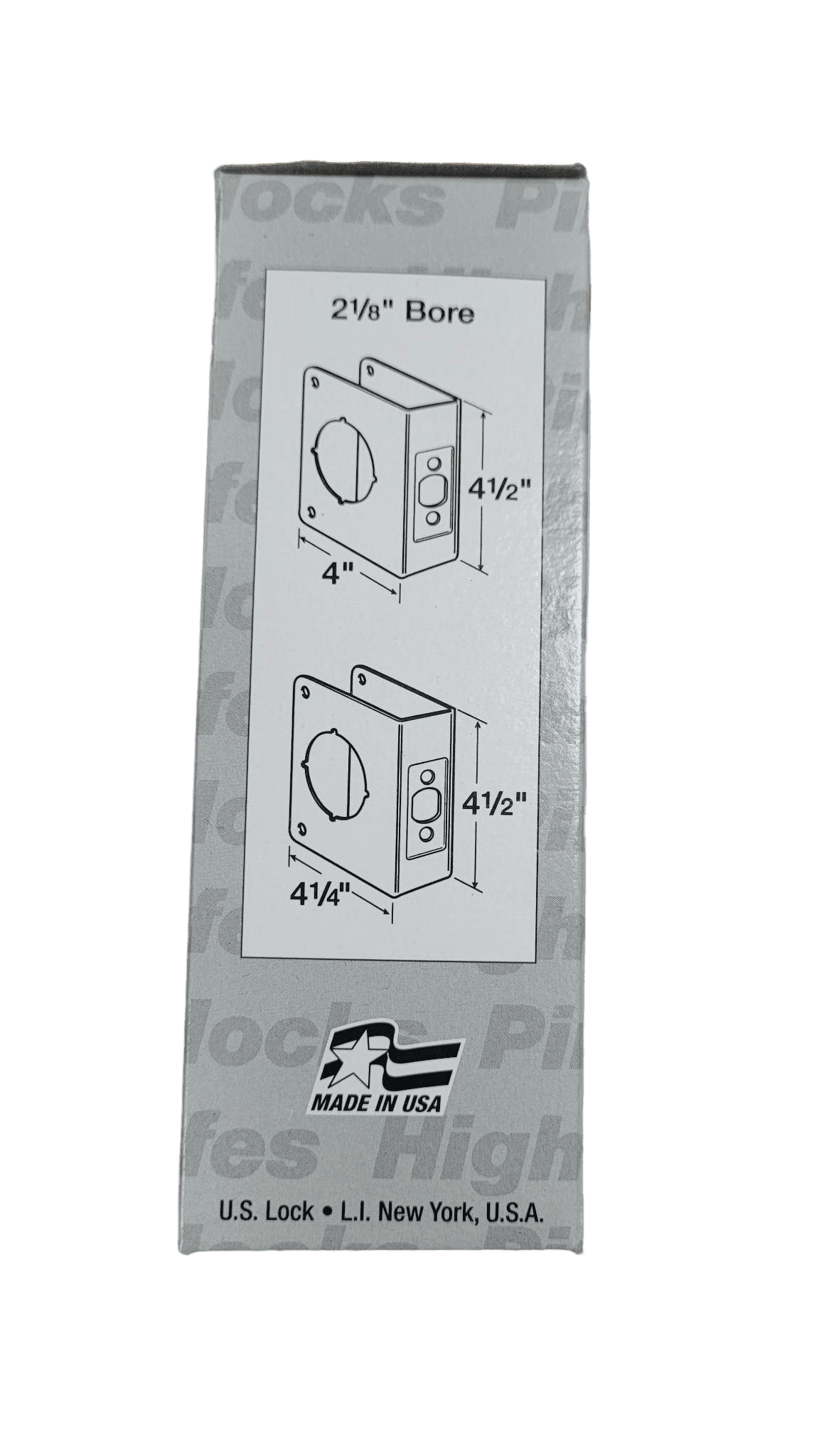 10-PACK US Lock 2900 Wrap Around Reinforcer 2-3/8 Backset 1-3/4 Door 2 ...