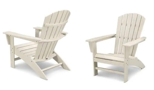Polywood Grant Park Traditional Curveback Outdoor Patio Adirondack