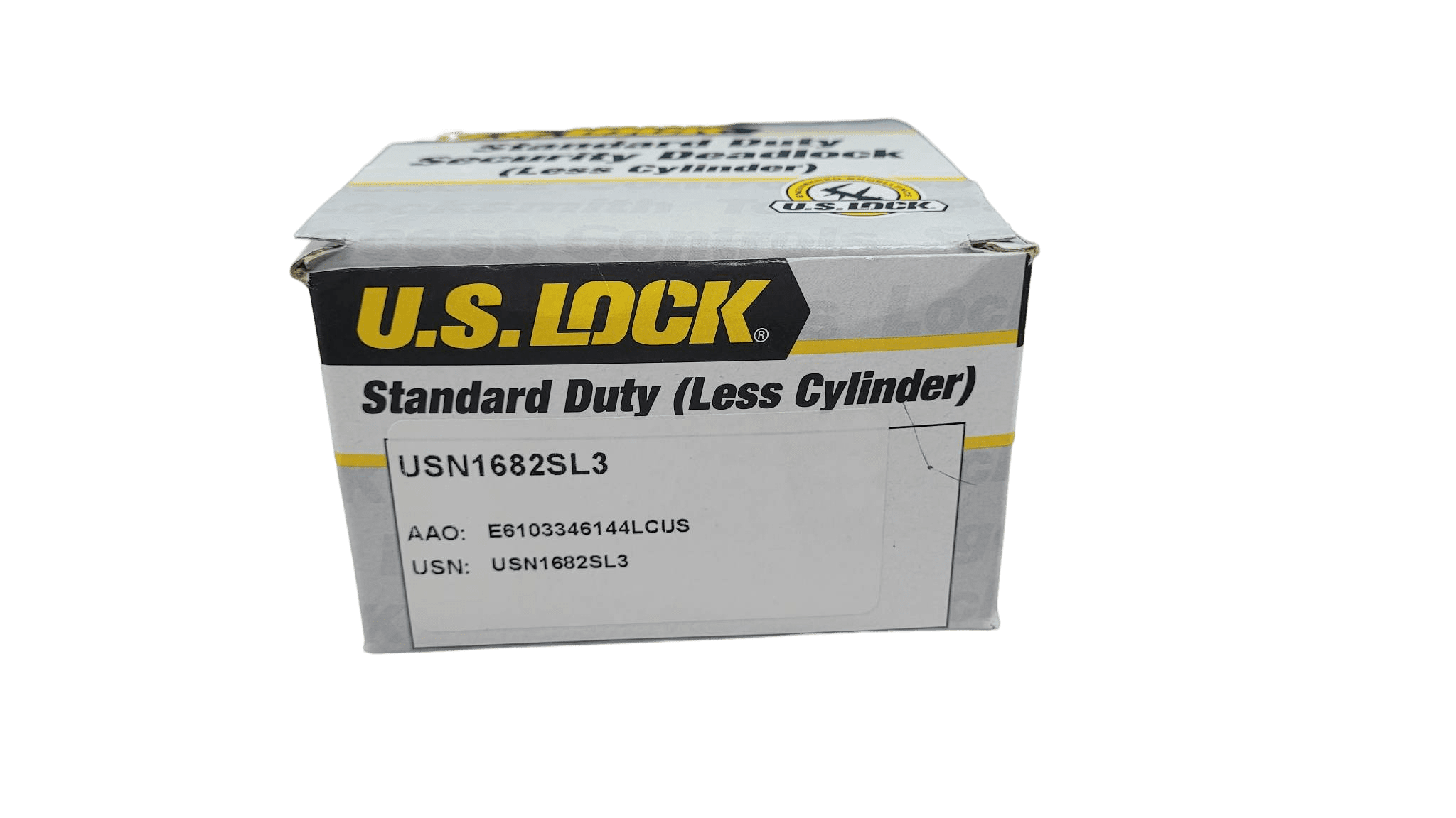 U.S. Lock US 1680 Series Heavy Duty USN1682SL3 Brass Deadbolt - Garland ...