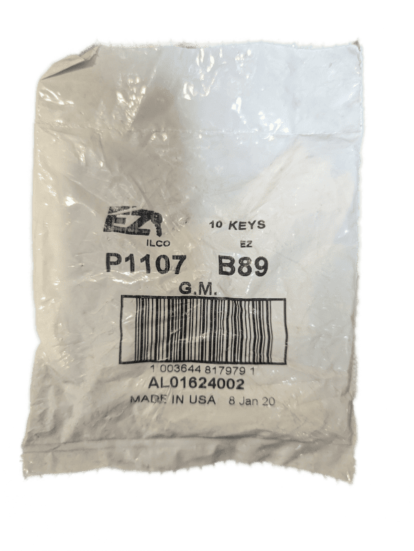 10-PACK ILCO P1107 B89 GM Key Blanks – Garland Home Center