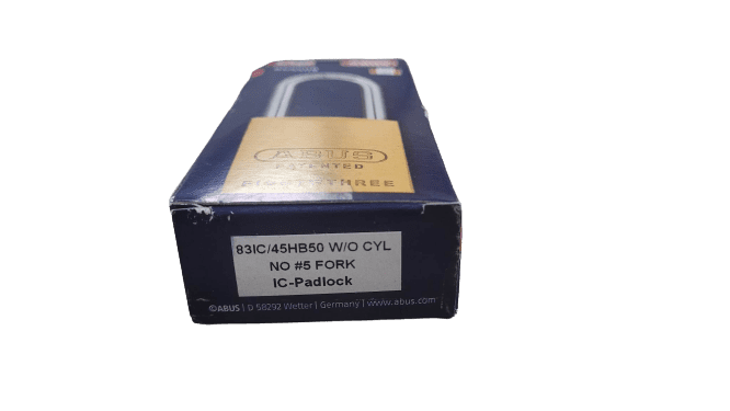 6-PACK ABUS 83IC/45HB50 Brass Padlock 1-3/4in Wide SFIC Small Format IC Prep, Less Core, Shackle ...